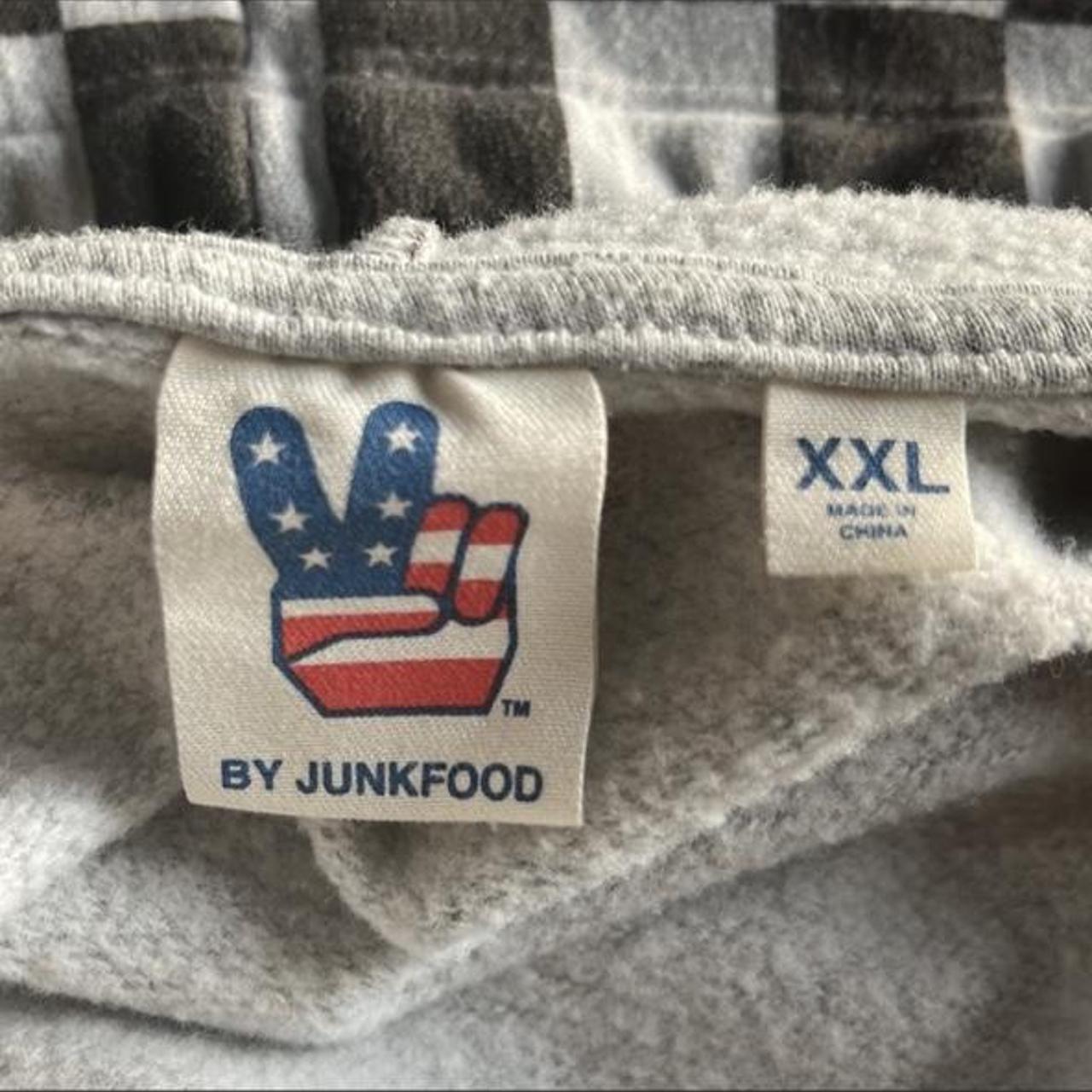 Junkfood Atari Grey Throw Back Hoodie Size XXL... - Depop