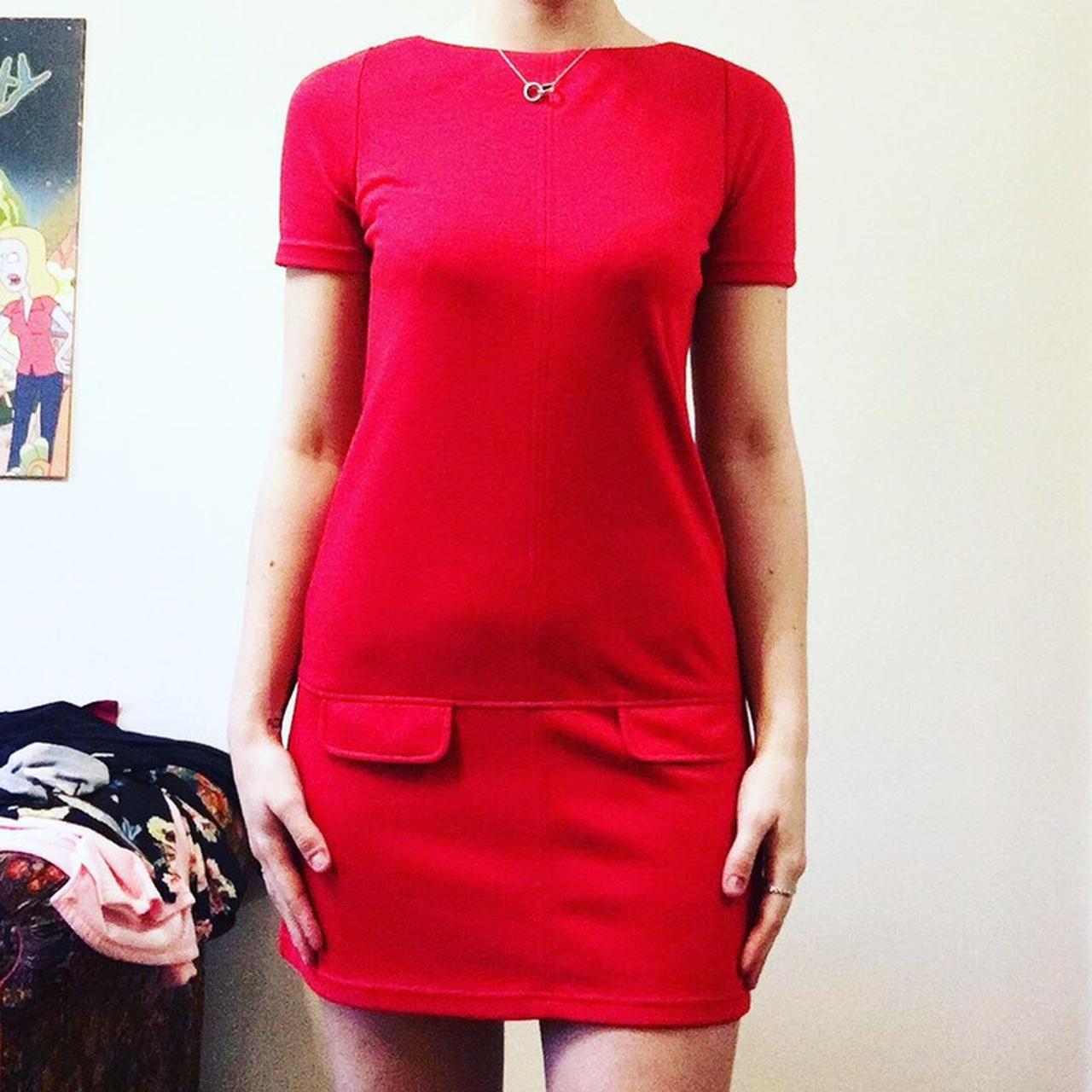 New look red mini dress Quality thicker... - Depop
