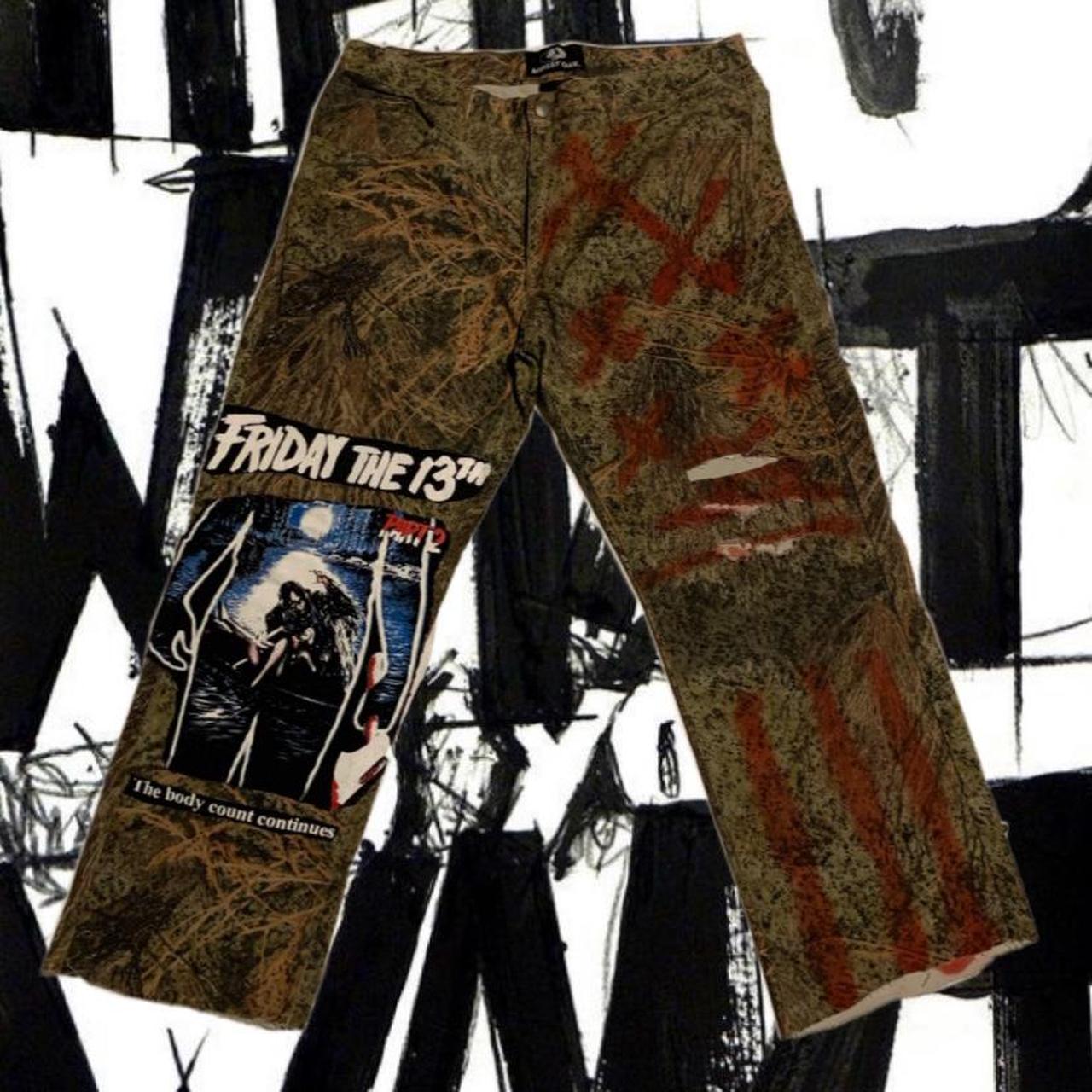 “HES ALIVE!” pants #designer #custom #handmade... - Depop