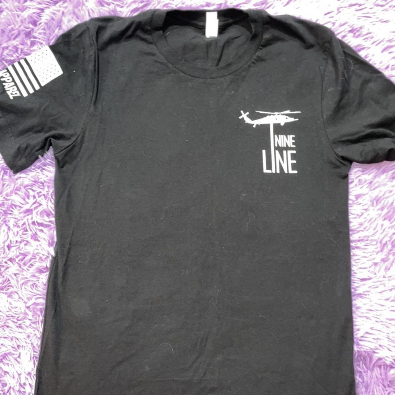 Small Nine Line t-shirt - Depop