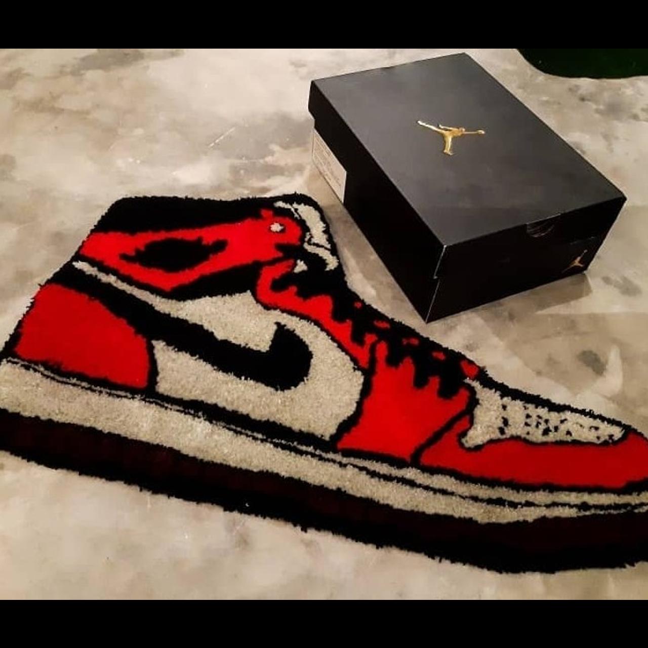 Custom tufting rug jordan 60x50 cm #airjordan... - Depop