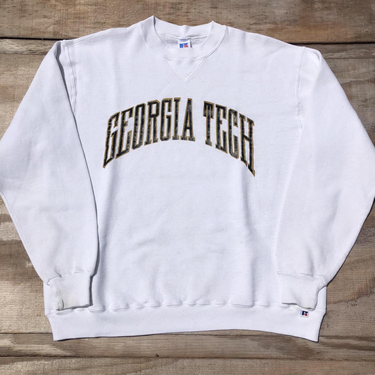 Vintage Russell Athletic Georgia Tech crewneck... - Depop