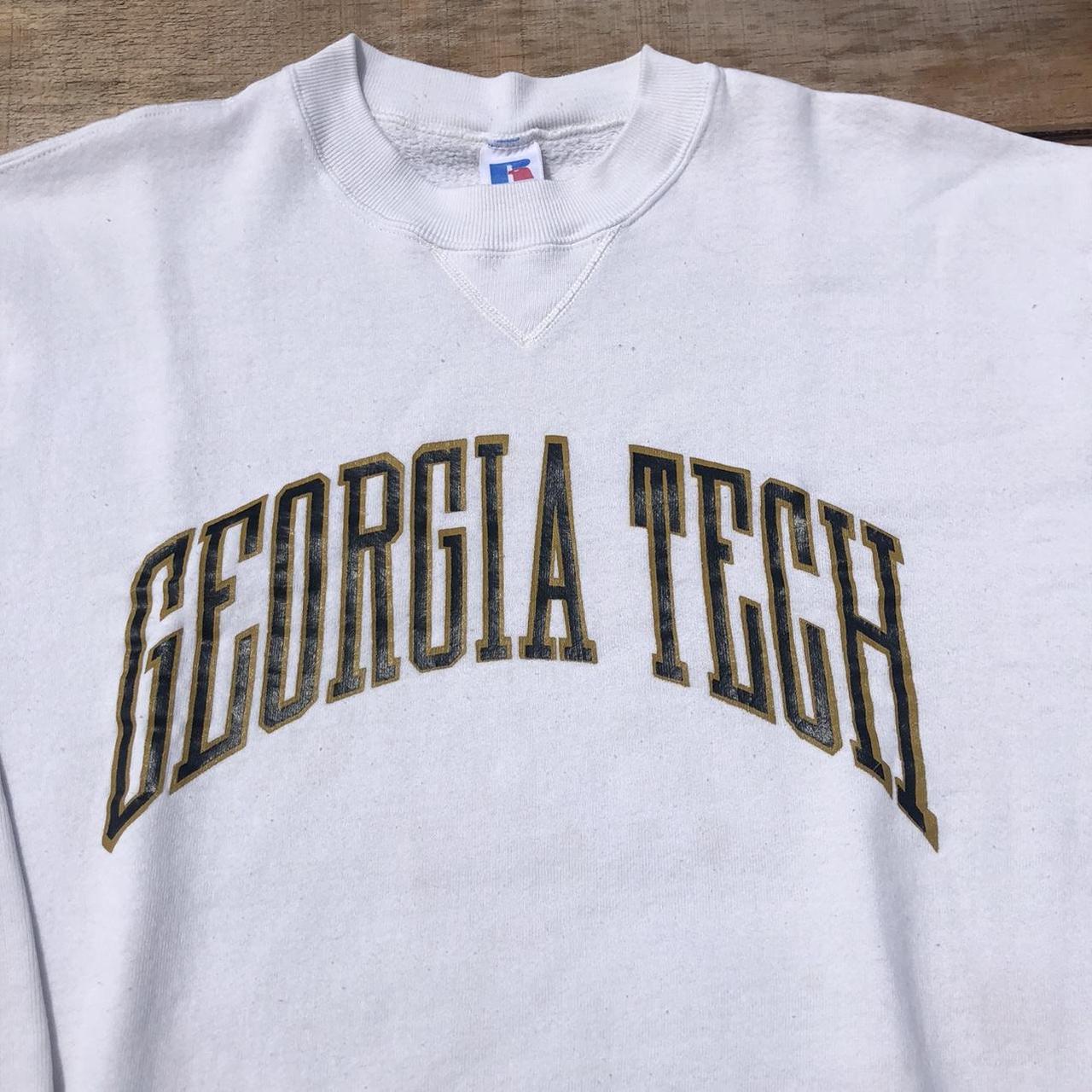 Vintage Russell Athletic Georgia Tech crewneck... - Depop