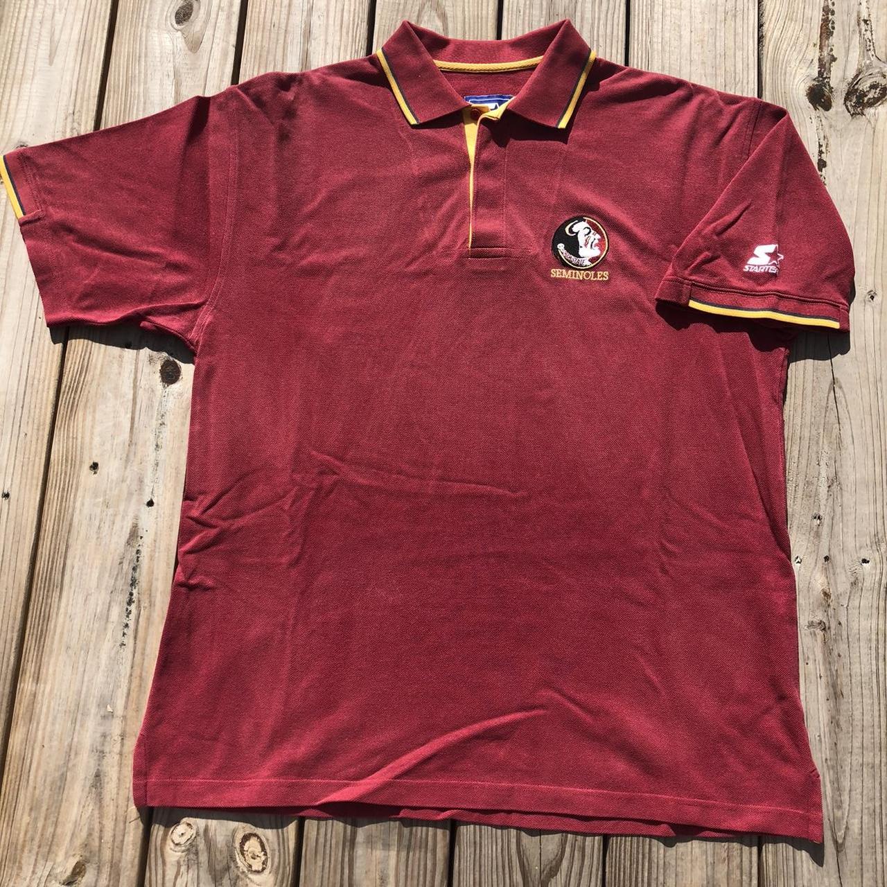 Vintage Starter FSU polo Florida state football... - Depop