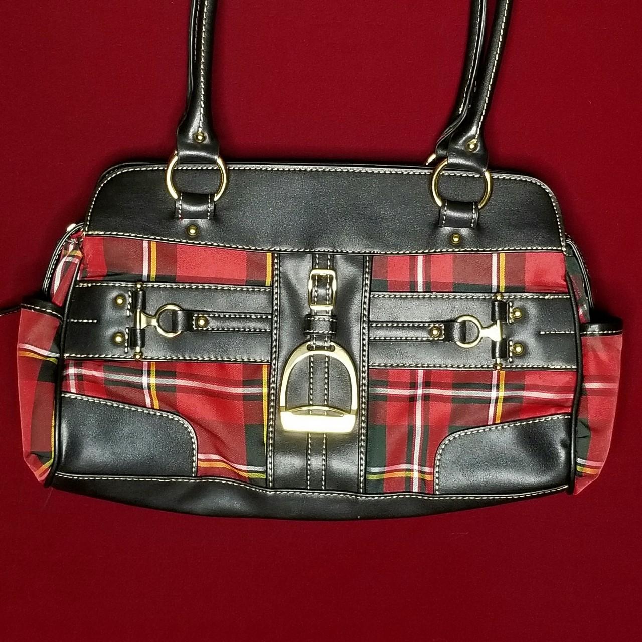 Chaps Red Plaid Purse! #plaid #punk #gothic #goth... - Depop