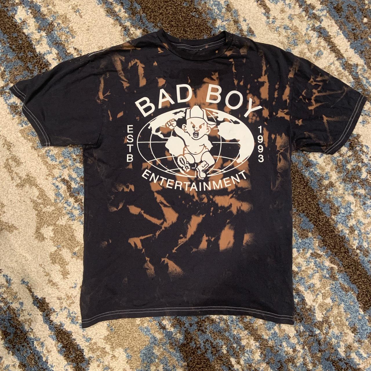 Vintage Bad Boy Bleached Tee Fits like a... - Depop