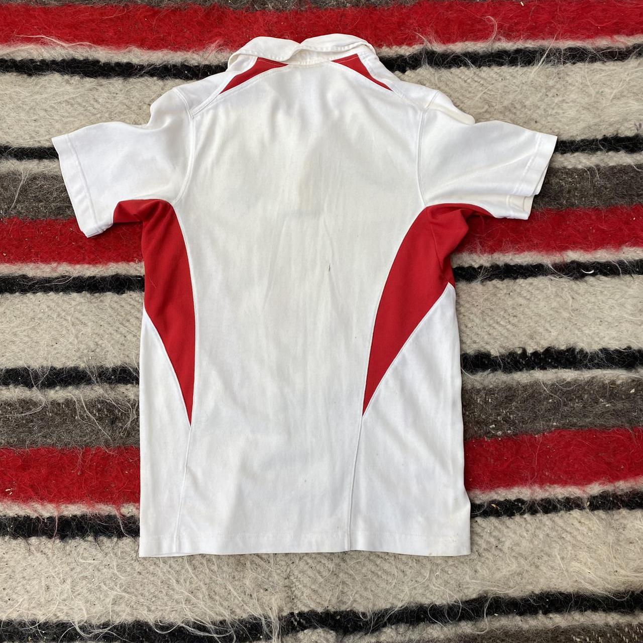 Vintage 2000s Nike England rugby polo shirt Size... - Depop