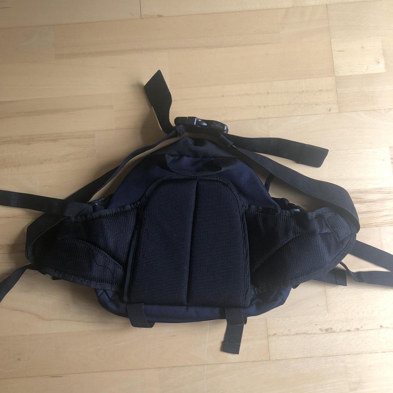 Stussy 90s Tactical Cross Body Bag Navy/Black Size:... - Depop