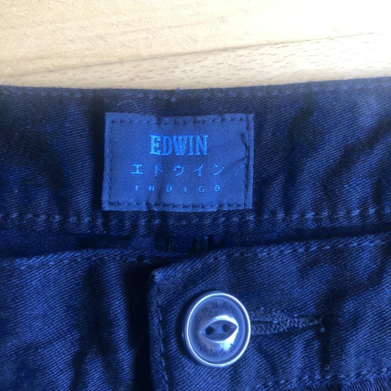 Edwin Men's Navy Trousers | Depop