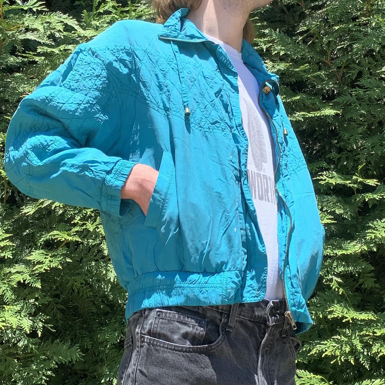 turquoise vintage Chili Pepper jacket a soft,... - Depop