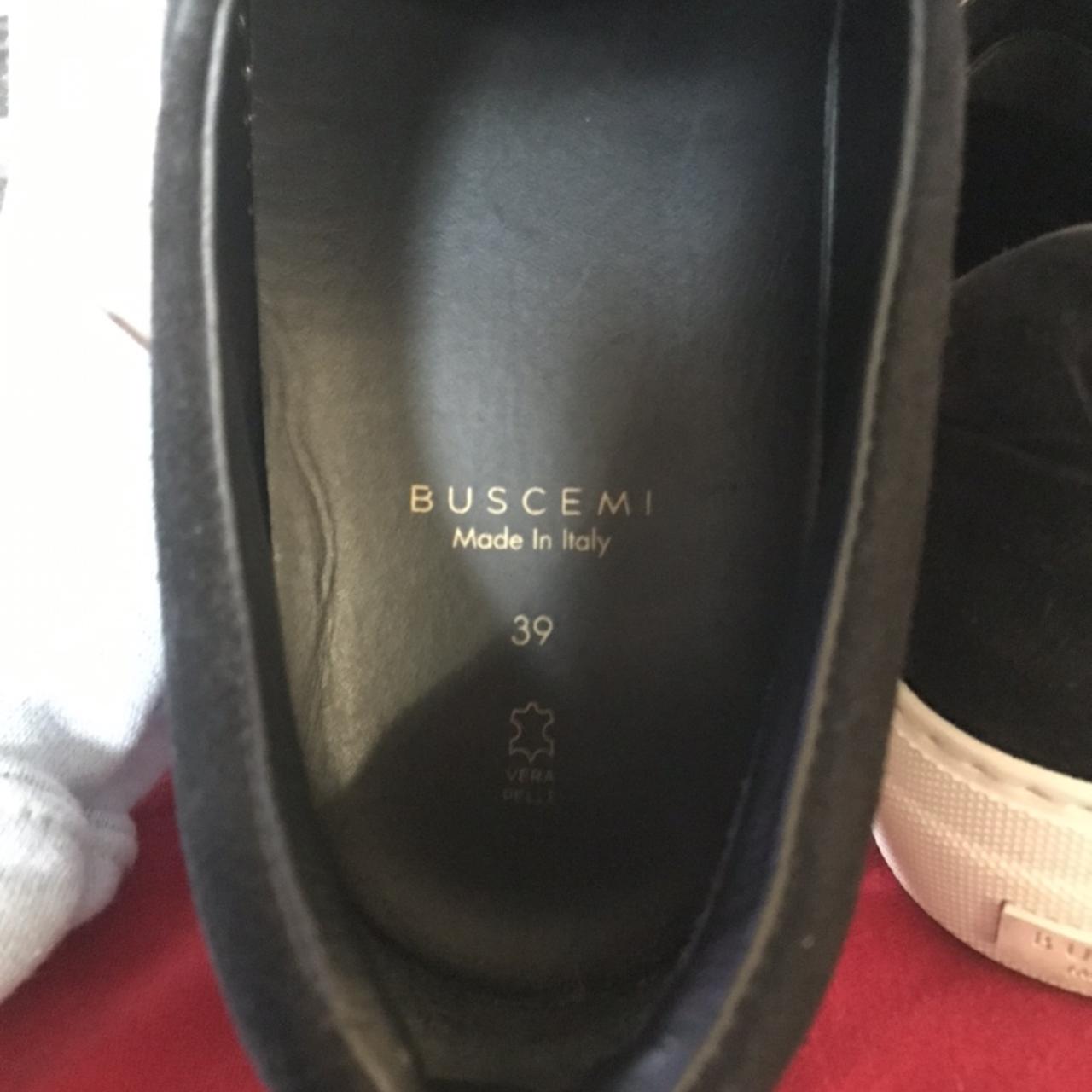 Buscemi black chunky shoes have a big black bow on... - Depop