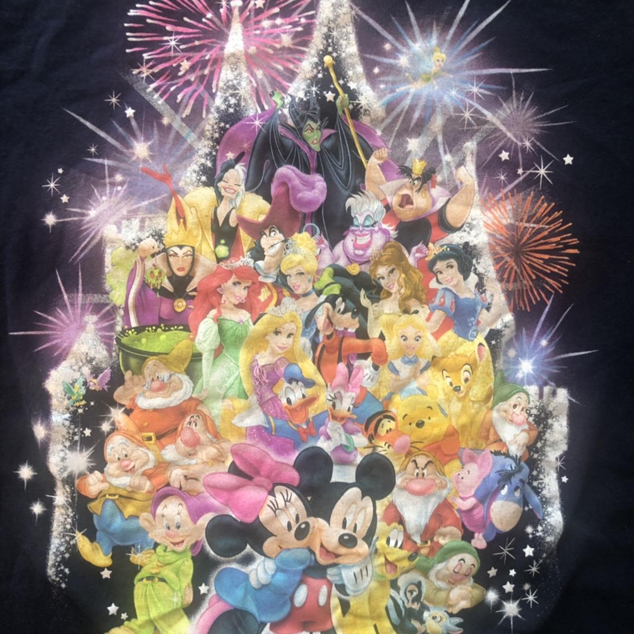 Vintage Disney characters tee shirt. Mickey Mouse... - Depop