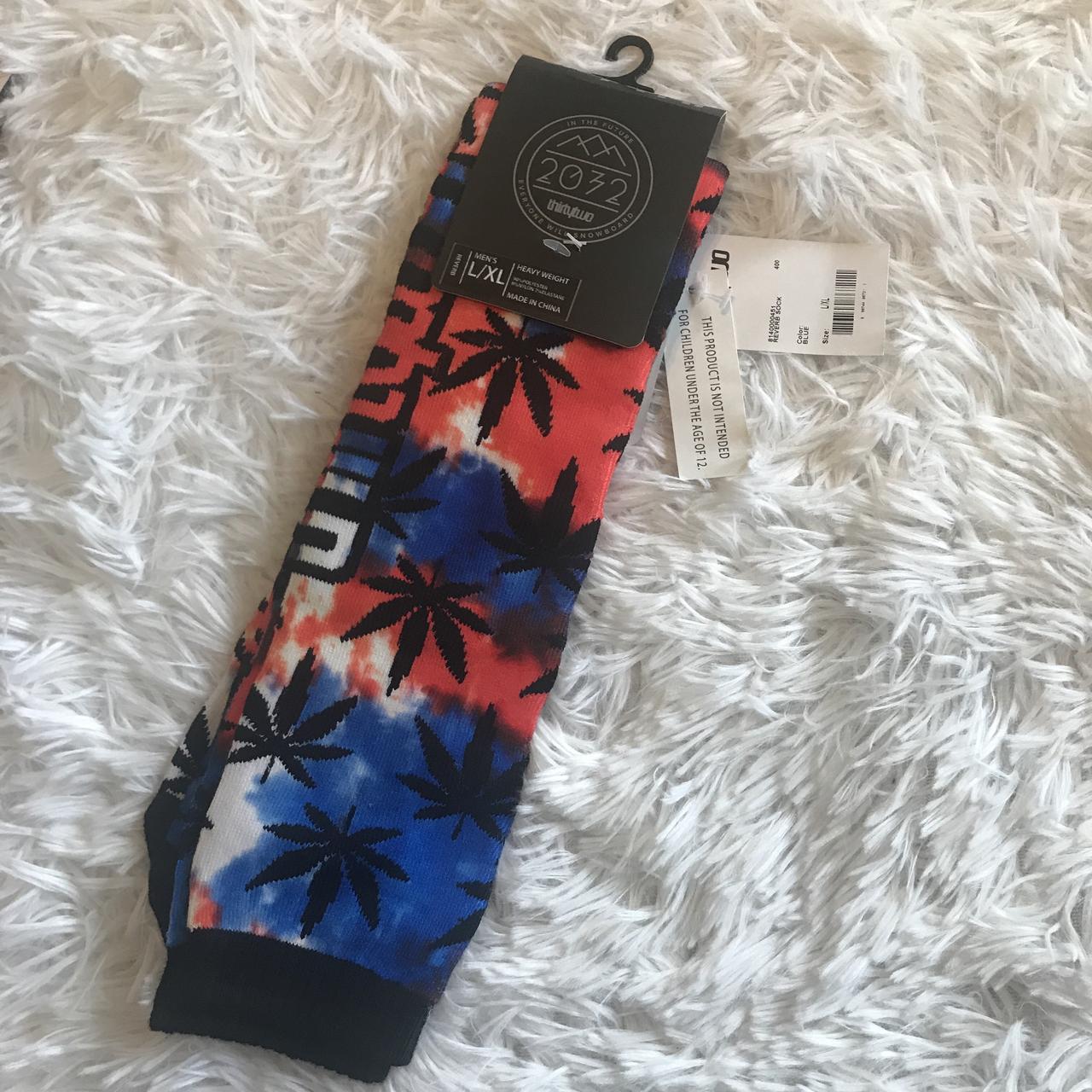 Thirty Two Ski Snowboard Socks. Graphic tie dye... - Depop