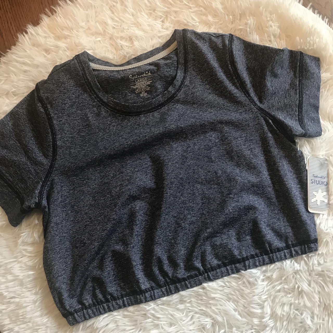 New Splendid Studio Crop top. Elastic bottom.... - Depop