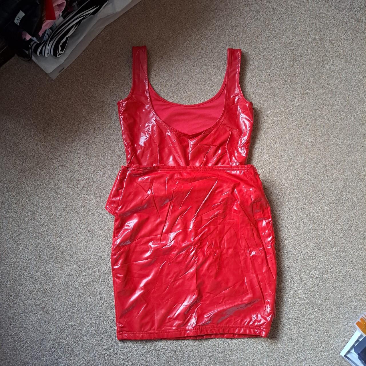 Mars The Label red pvc / vinyl / latex look... - Depop