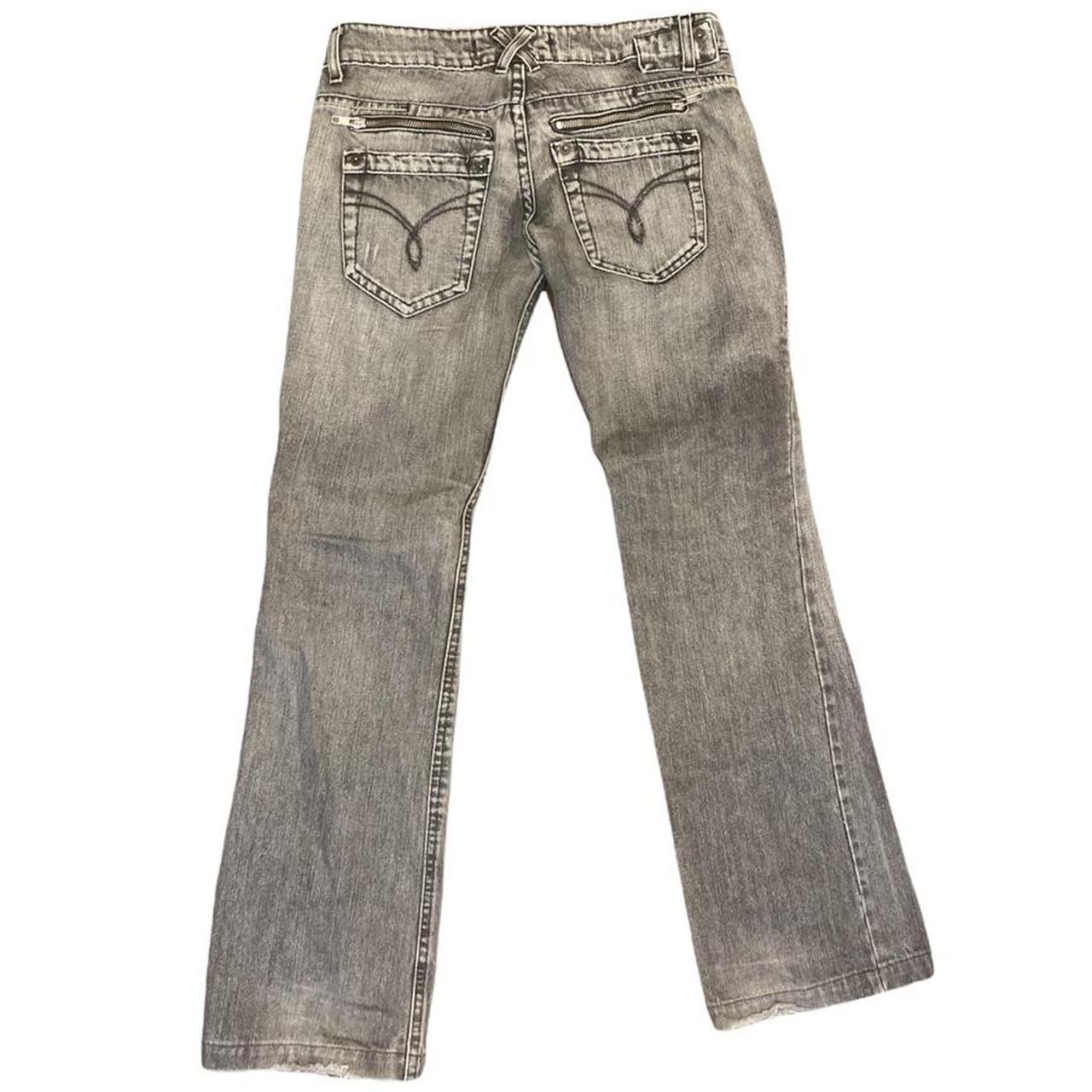 2000s low waisted bershka jeans eur: 6 uk: 8 mex:... - Depop