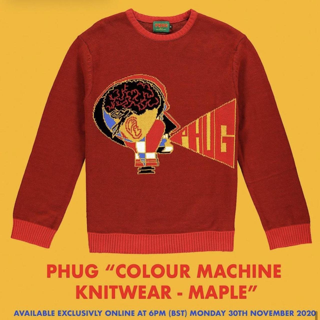 PHUG ‘Colour Machine’ Sweater • maple • cosy thick... - Depop