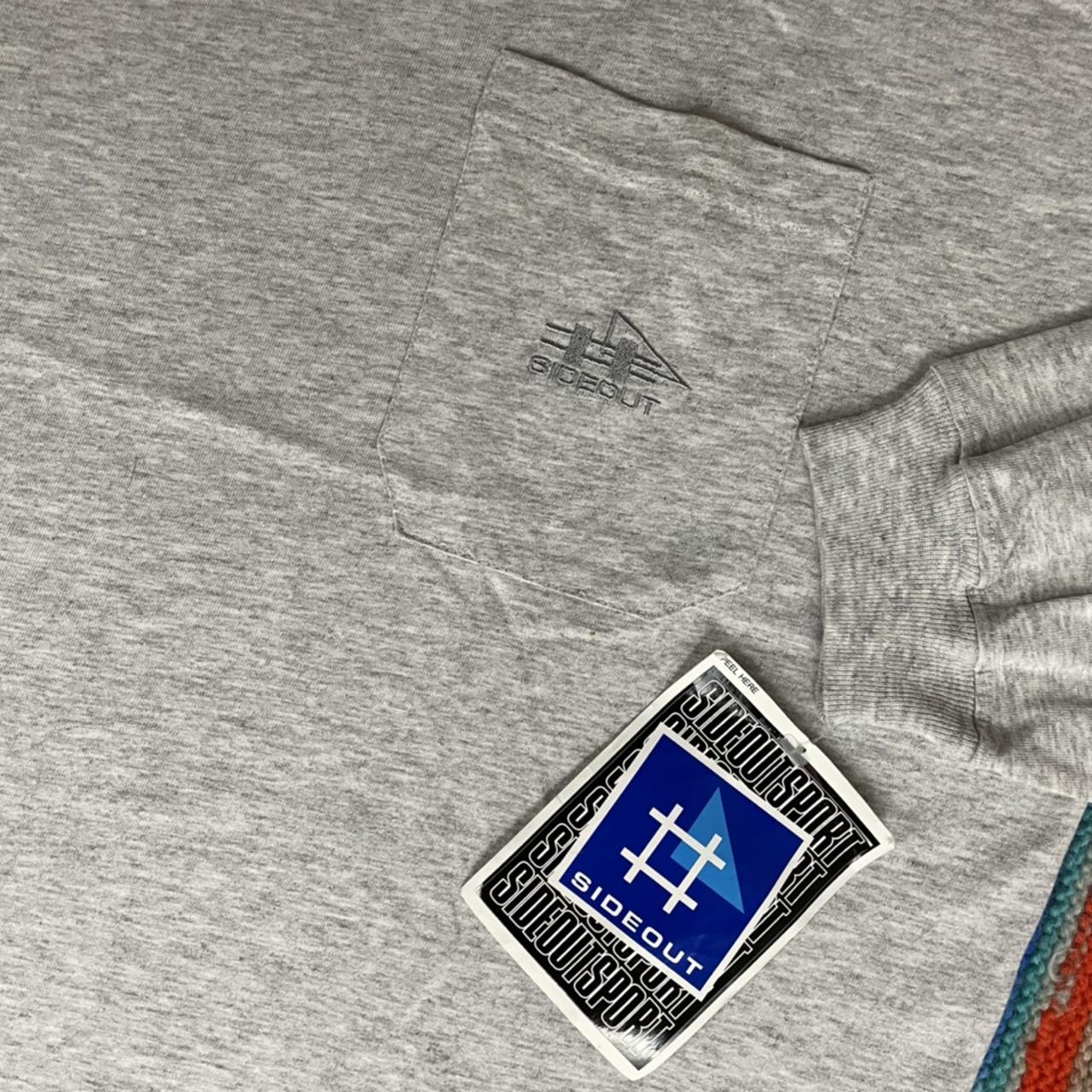 Sideout Men's Grey T-shirt | Depop