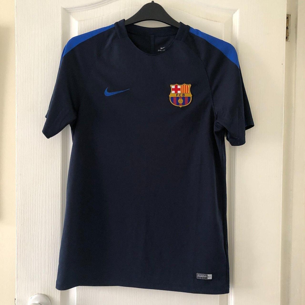 Nike FCB Men's Football T-shirt Size M Medium Short... - Depop
