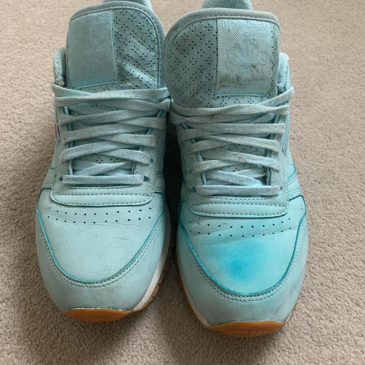 Reebok classic all blue trainers Worn sold as seen... - Depop