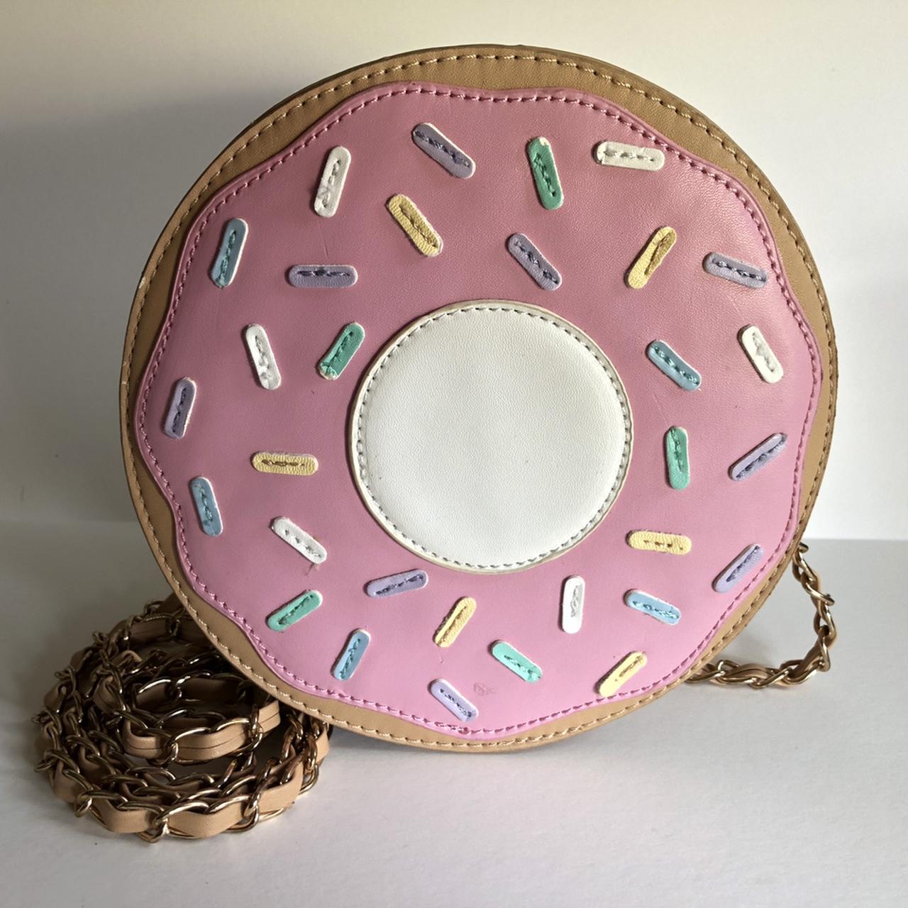 SUGAR GLAZED DOUGHNUT PURSE Super cute round purse.... - Depop