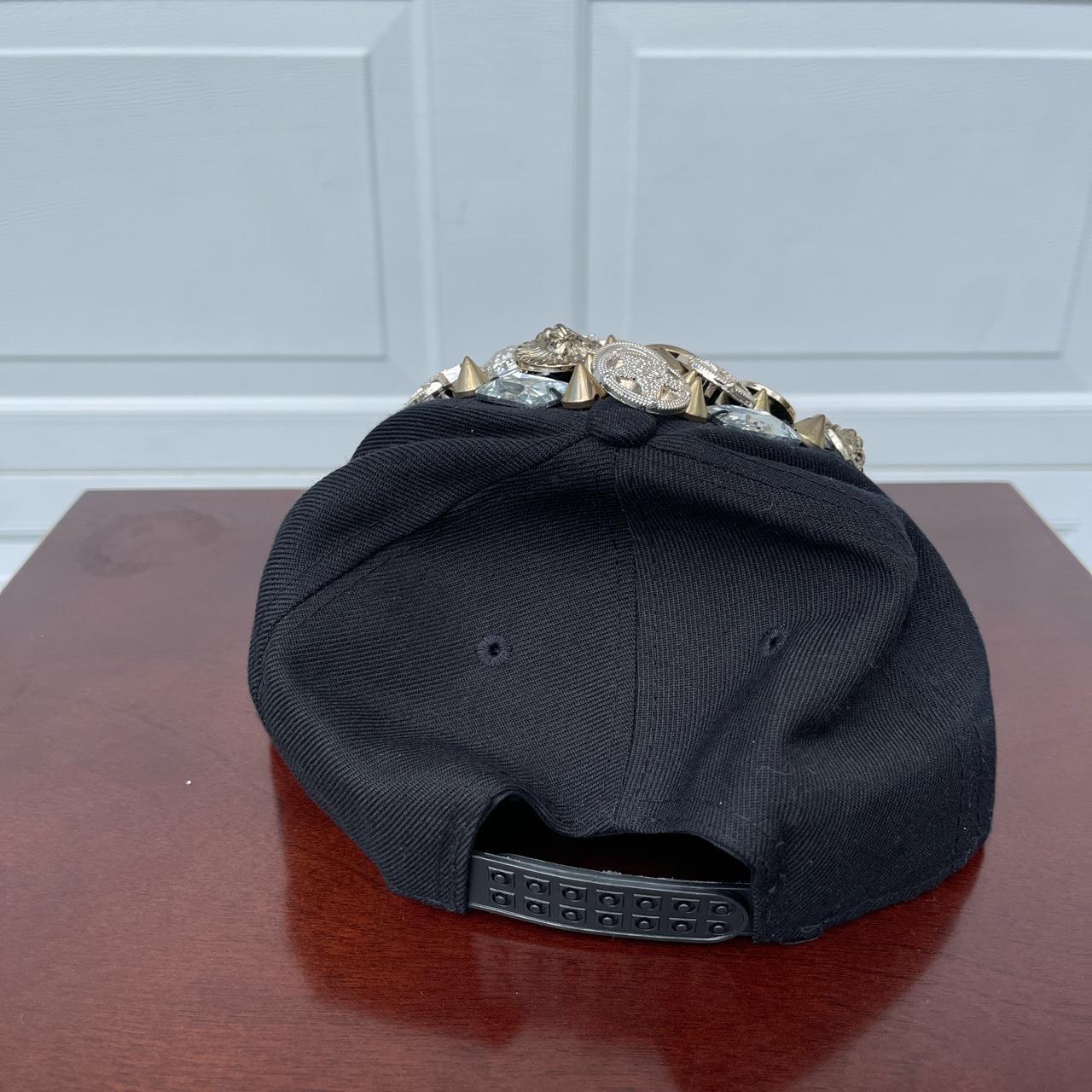 Metal Studded Hat! Unique hat with hand sewn metal... - Depop