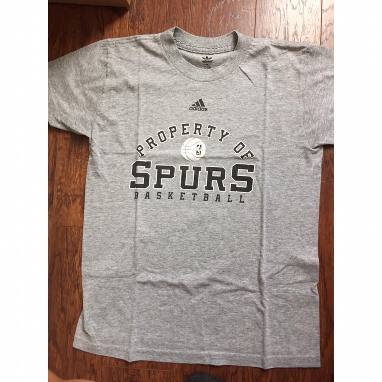 San Antonio Spurs adidas tee. Tagged Medium but fits... - Depop