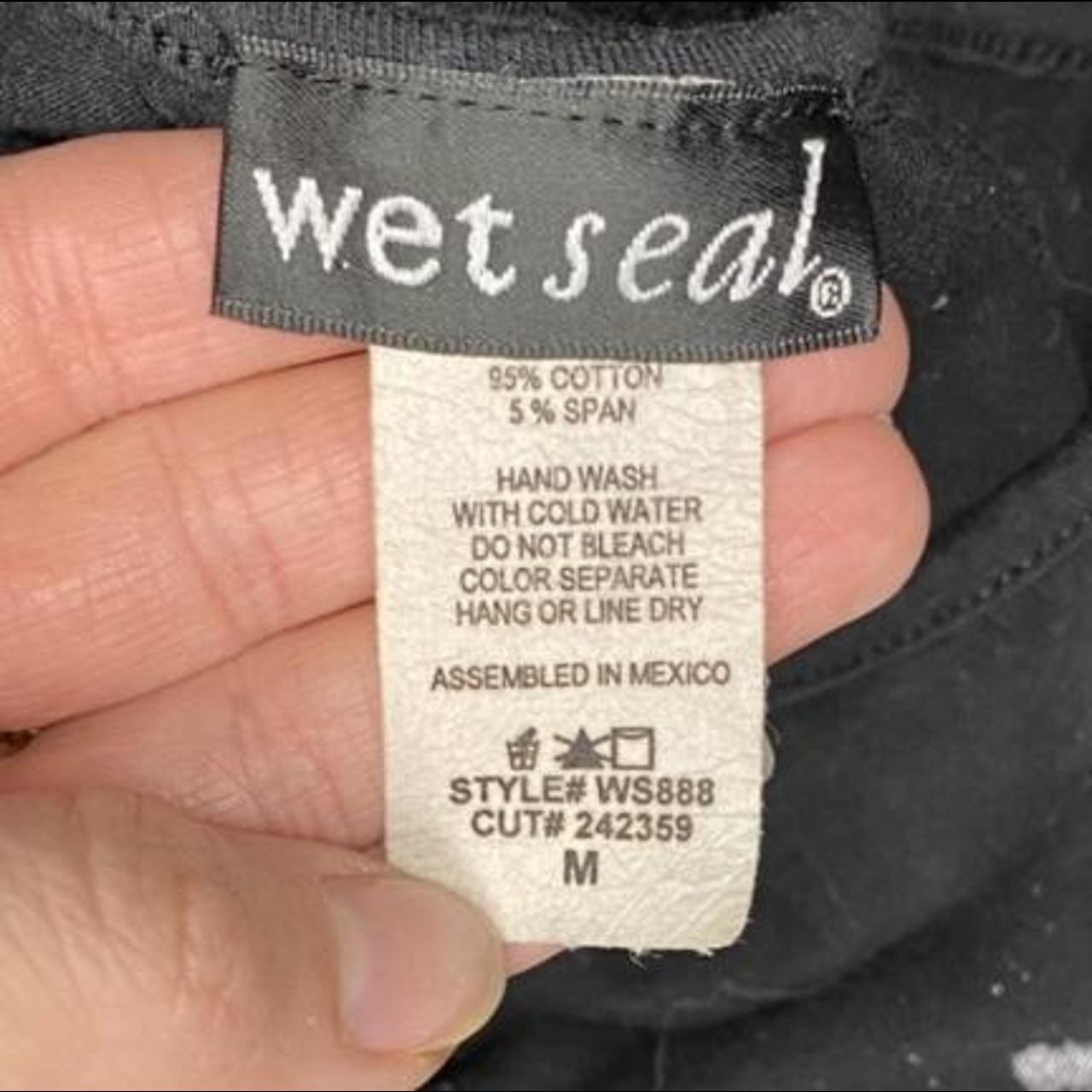 Wet Seal Womens Black And Pink Vests Tanks Camis Depop