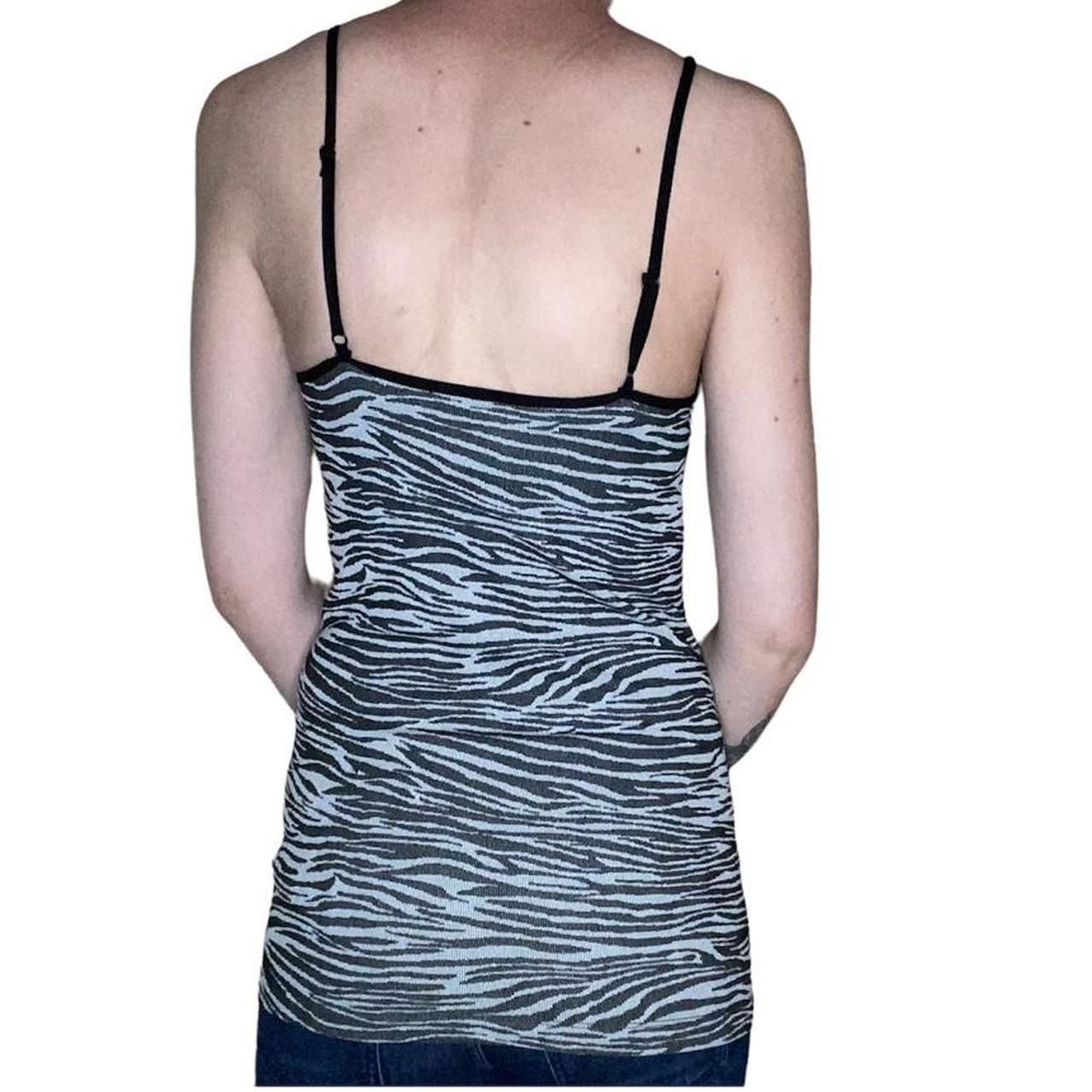 Unbranded Zebra Print Tank Top In Excellent Used Depop