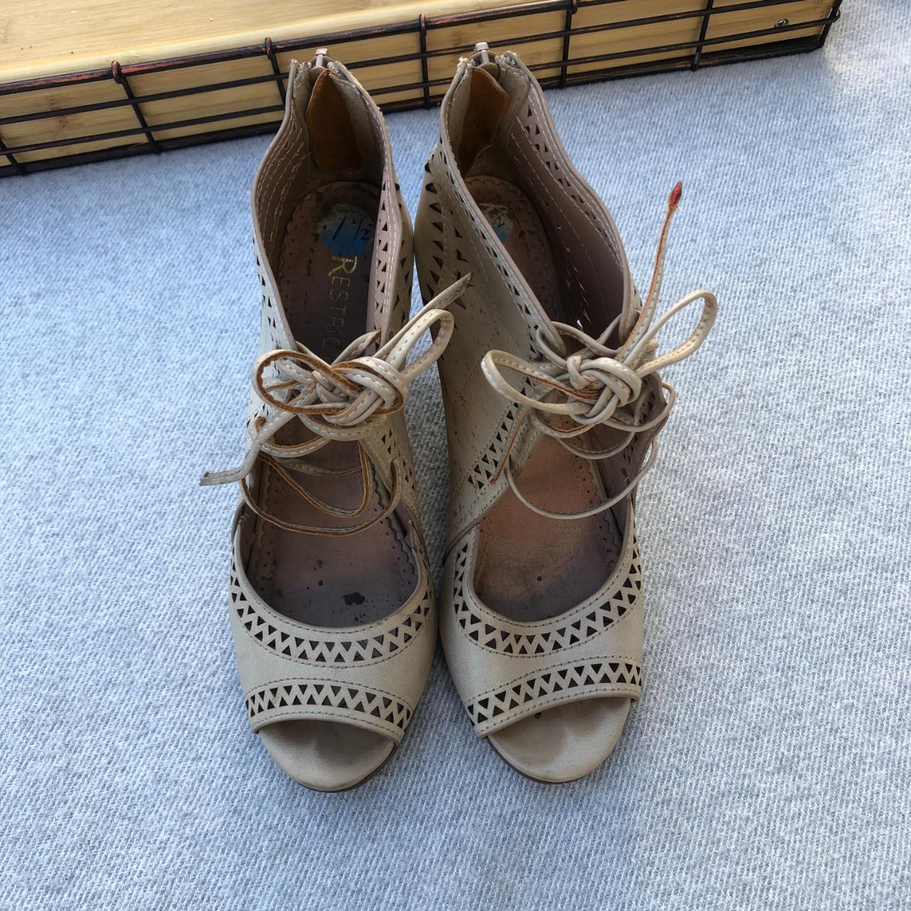 Restricted Slow Motion Wedge Sandal Easy To Depop