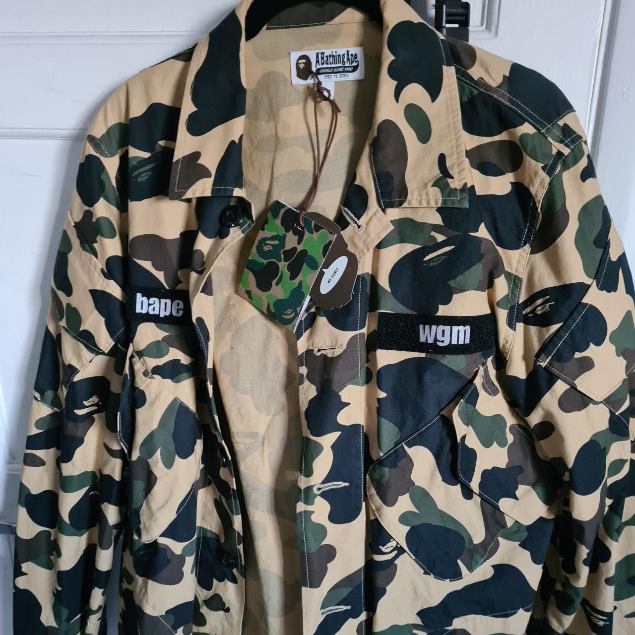 Bape jacket camo crazy rare with tags have never... - Depop