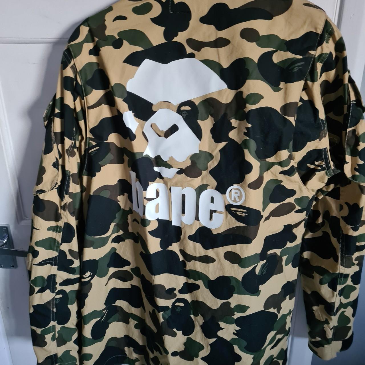 Bape jacket camo crazy rare with tags have never... - Depop