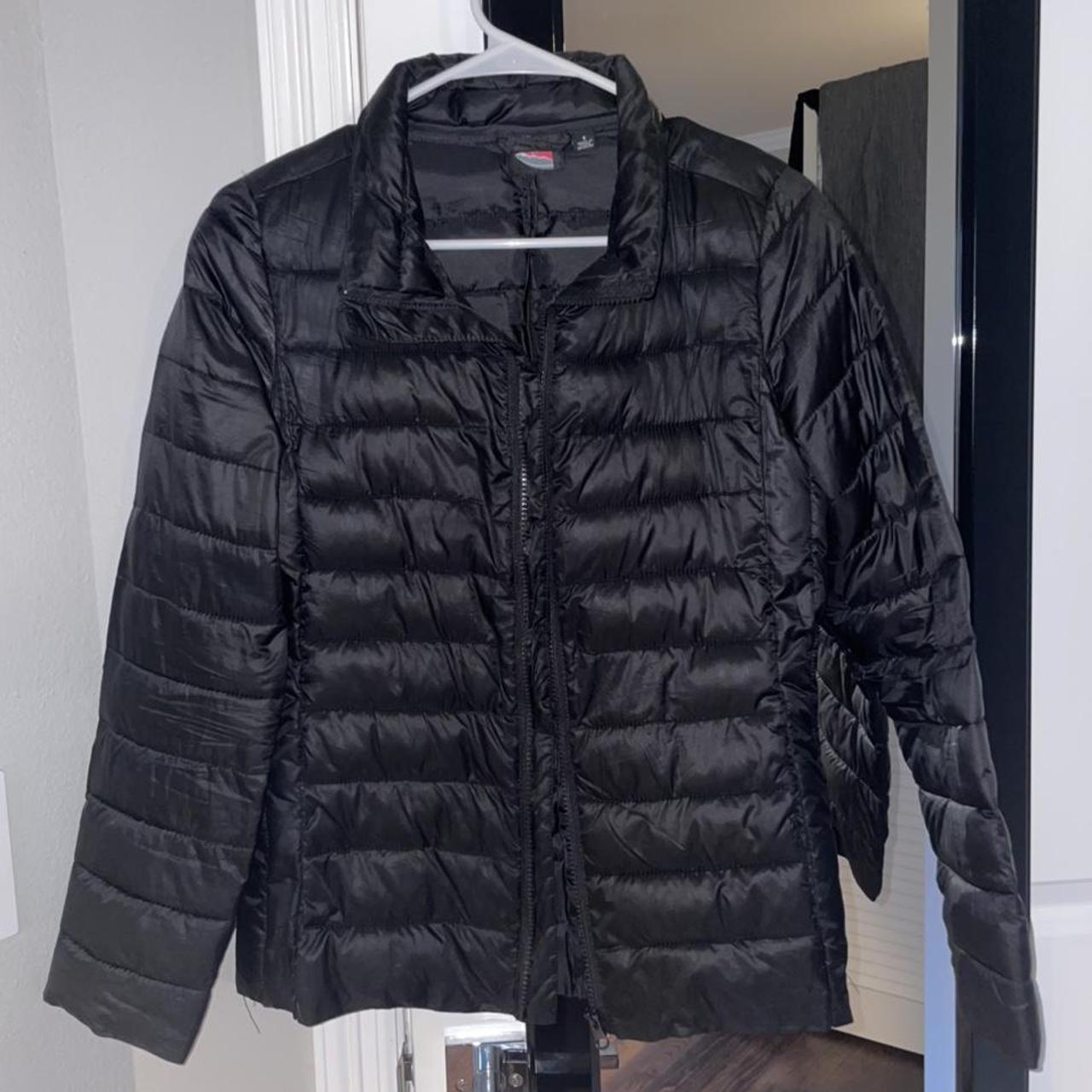 GLACIERS EDGE BLACK PUFFER Black puffer from... - Depop