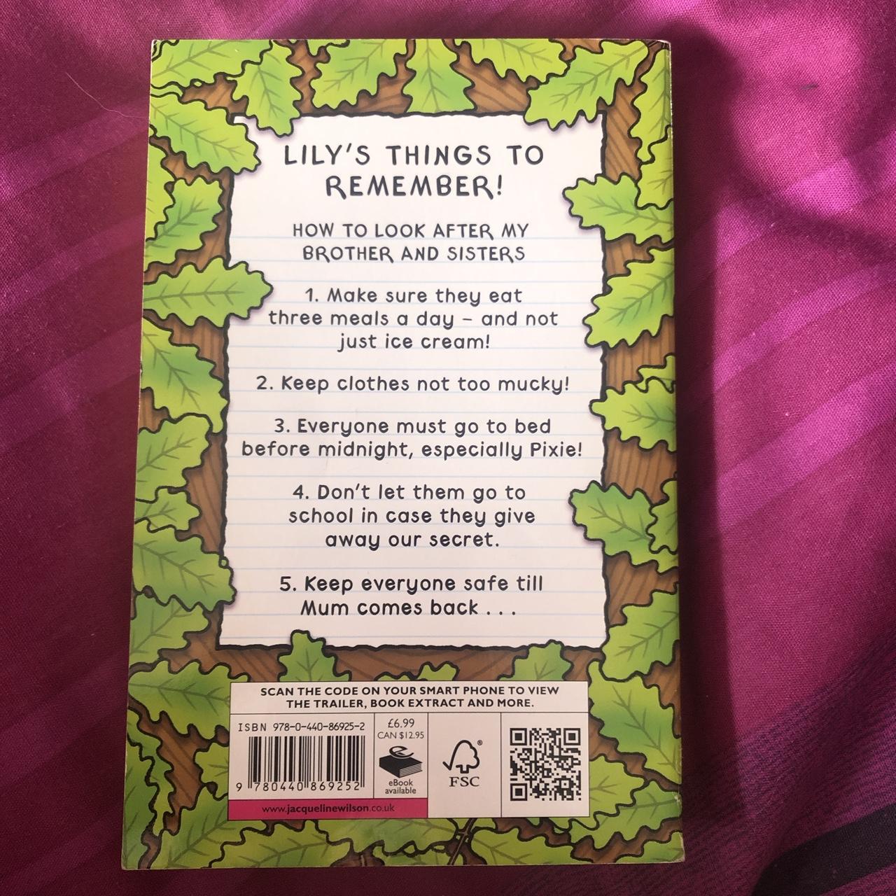 ‘Lily alone’ - by Jacqueline Wilson #books #reading - Depop