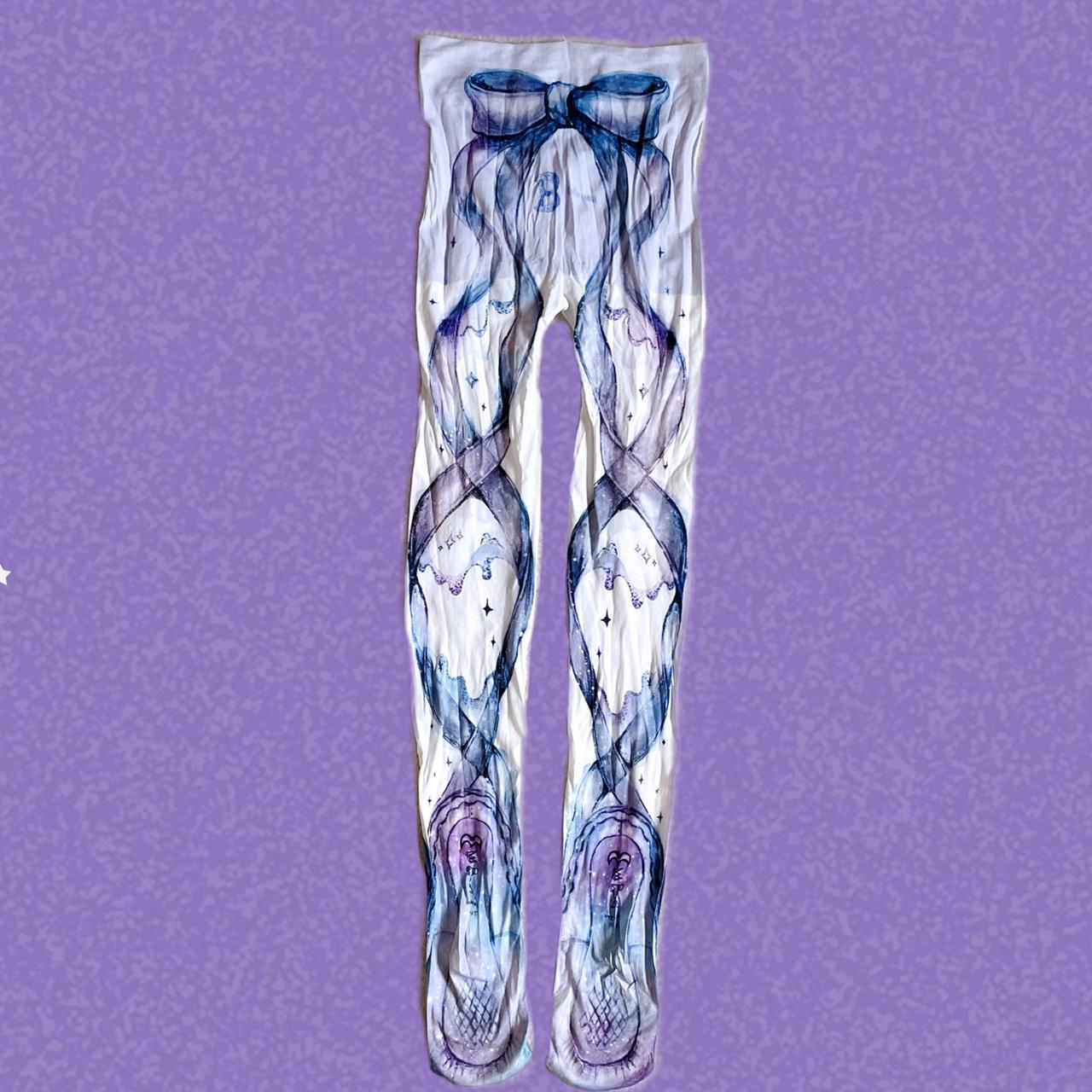 Dress and Tights (Japan) Printed full length... - Depop