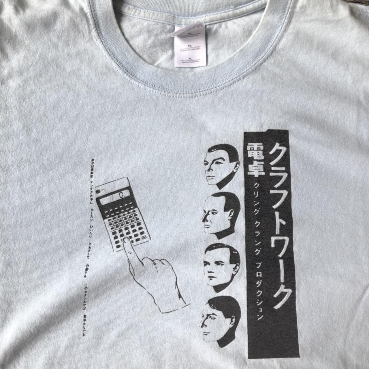 Vintage Kraftwerk Pocket Calculator T Shirt With... - Depop