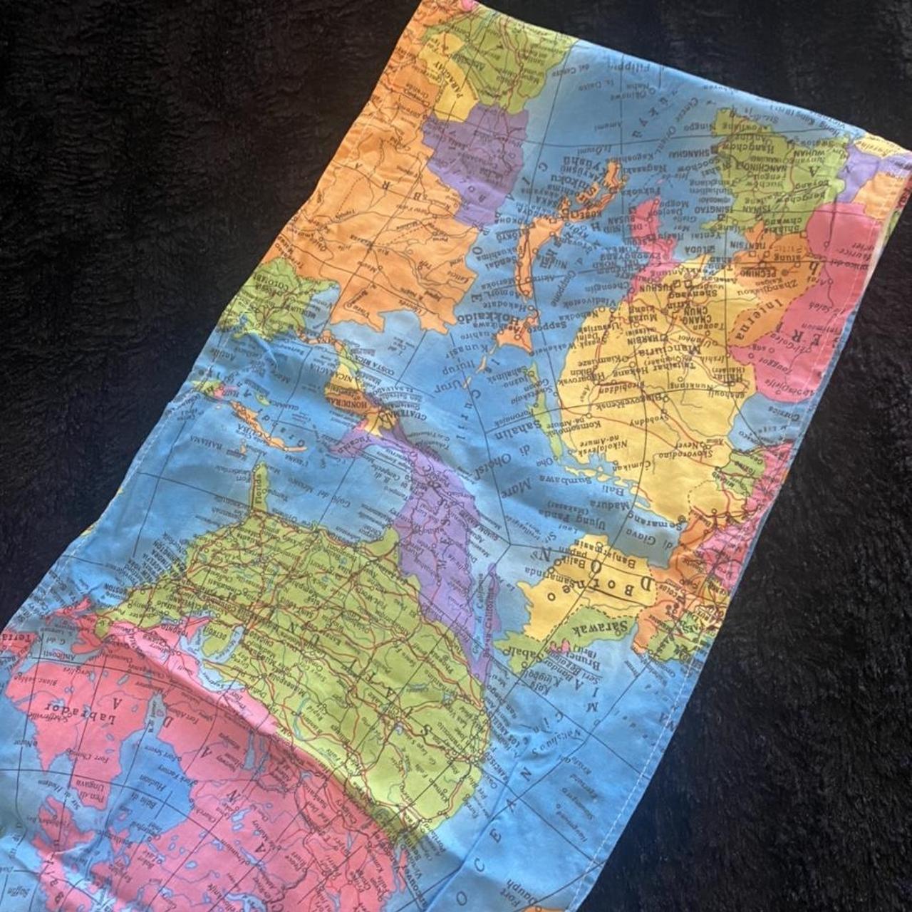 cool funky unique handmade map of the world womens... - Depop