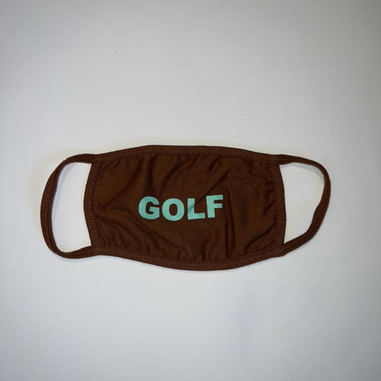 Golf Wang Brown and Blue Face-masks | Depop