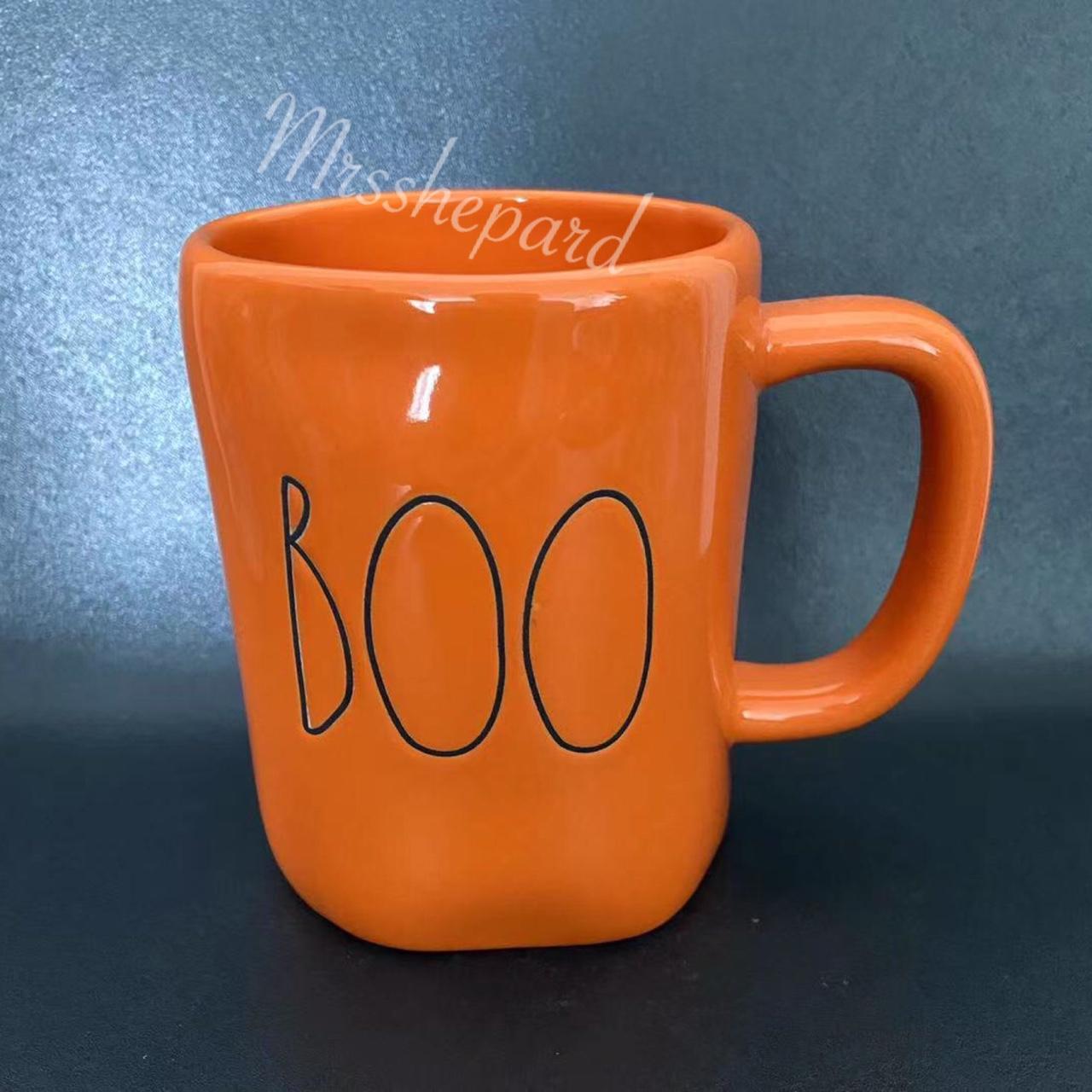 Rae Dunn Orange Boo Mug - Depop