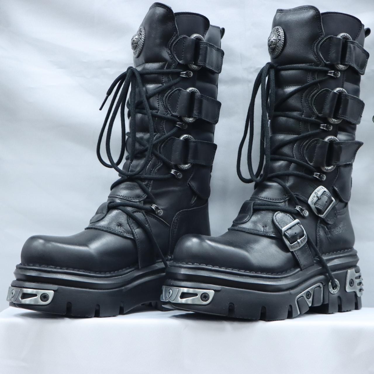 New Rock M-474-S1 Boot 🖤 (more sizes available!)... - Depop