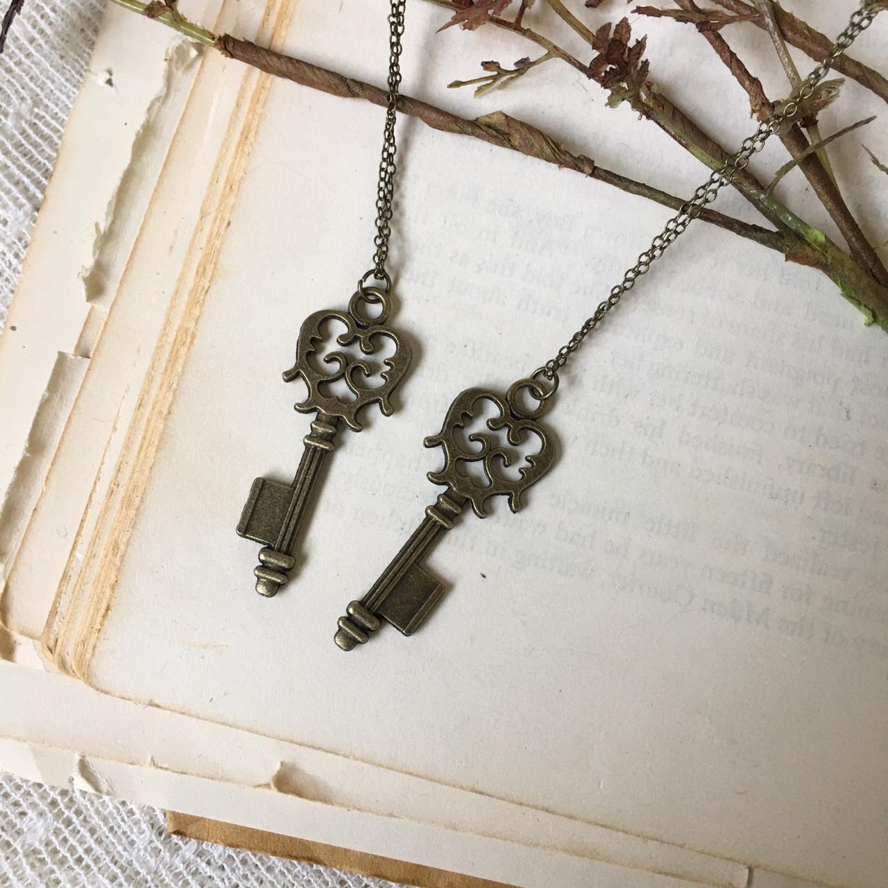 🗝 Twin Keys 🗝 Handmade matching key necklaces.... - Depop