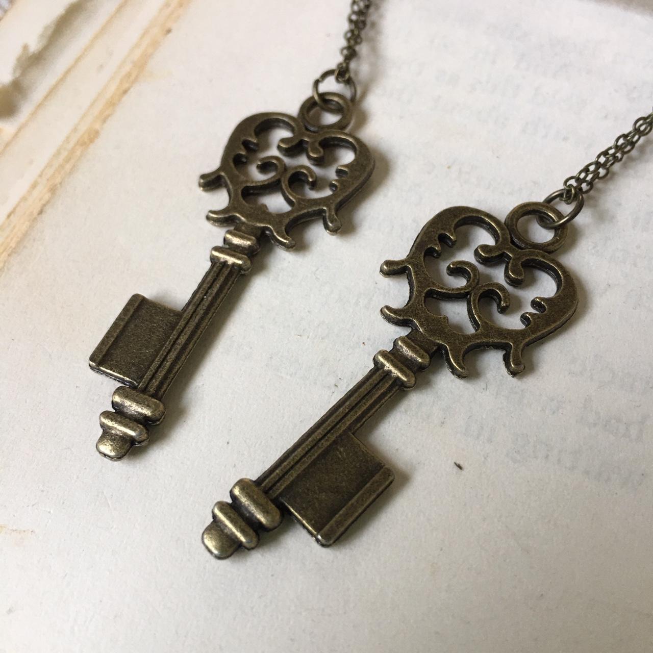 🗝 Twin Keys 🗝 Handmade matching key necklaces.... - Depop