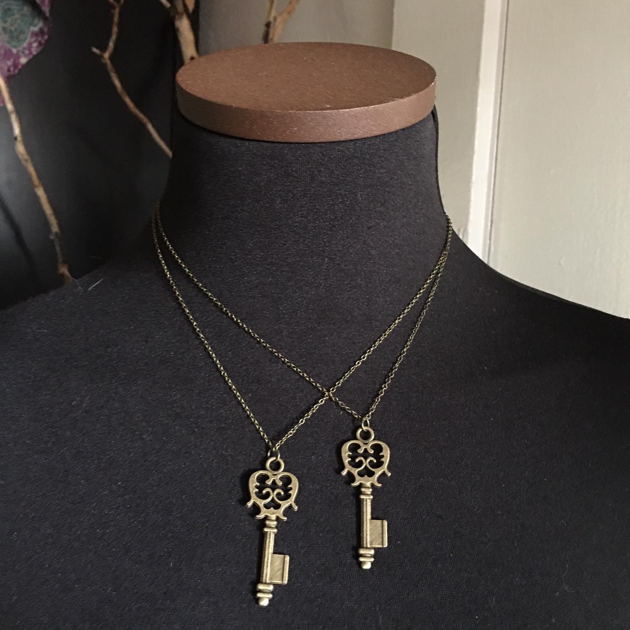 🗝 Twin Keys 🗝 Handmade matching key necklaces.... - Depop