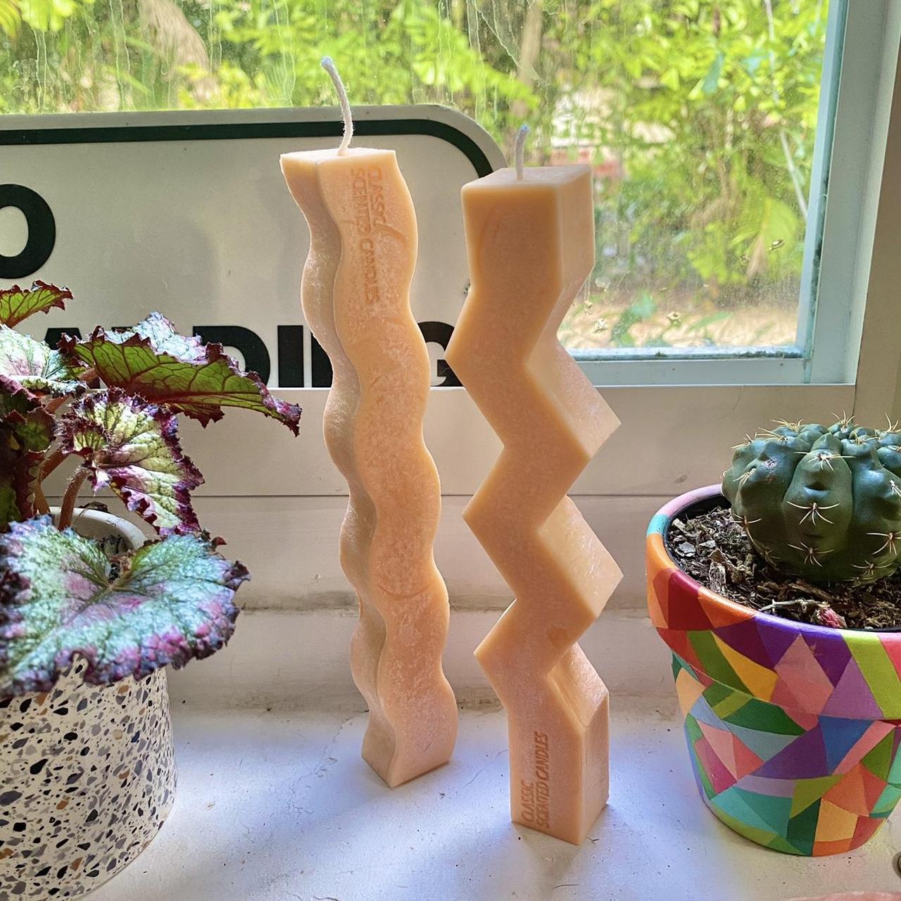 set of wavy candles * custom colors available 🌈💖🪲💫 - Depop