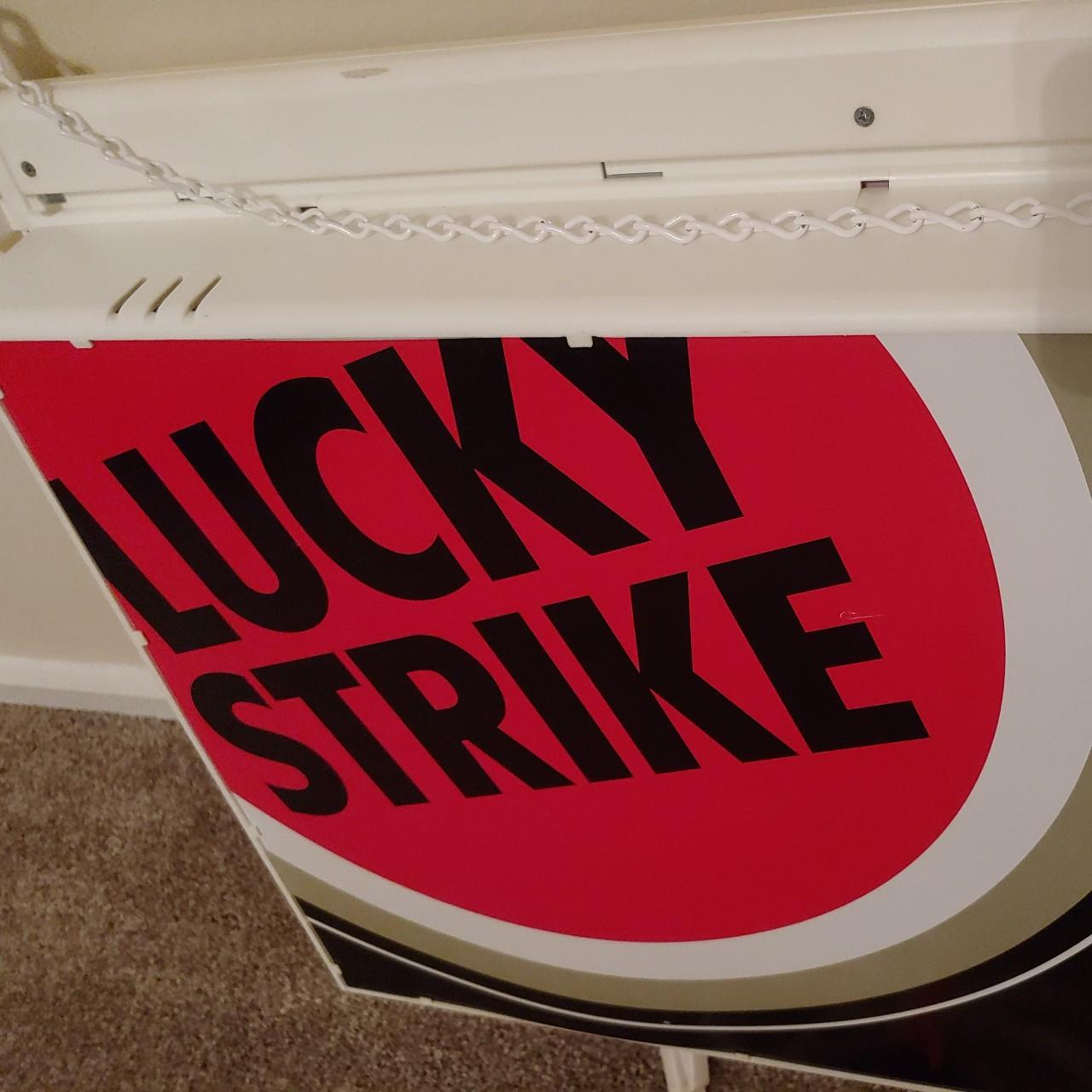 RARE 1986 Lucky Strike cigarette neon/light up sign.... - Depop