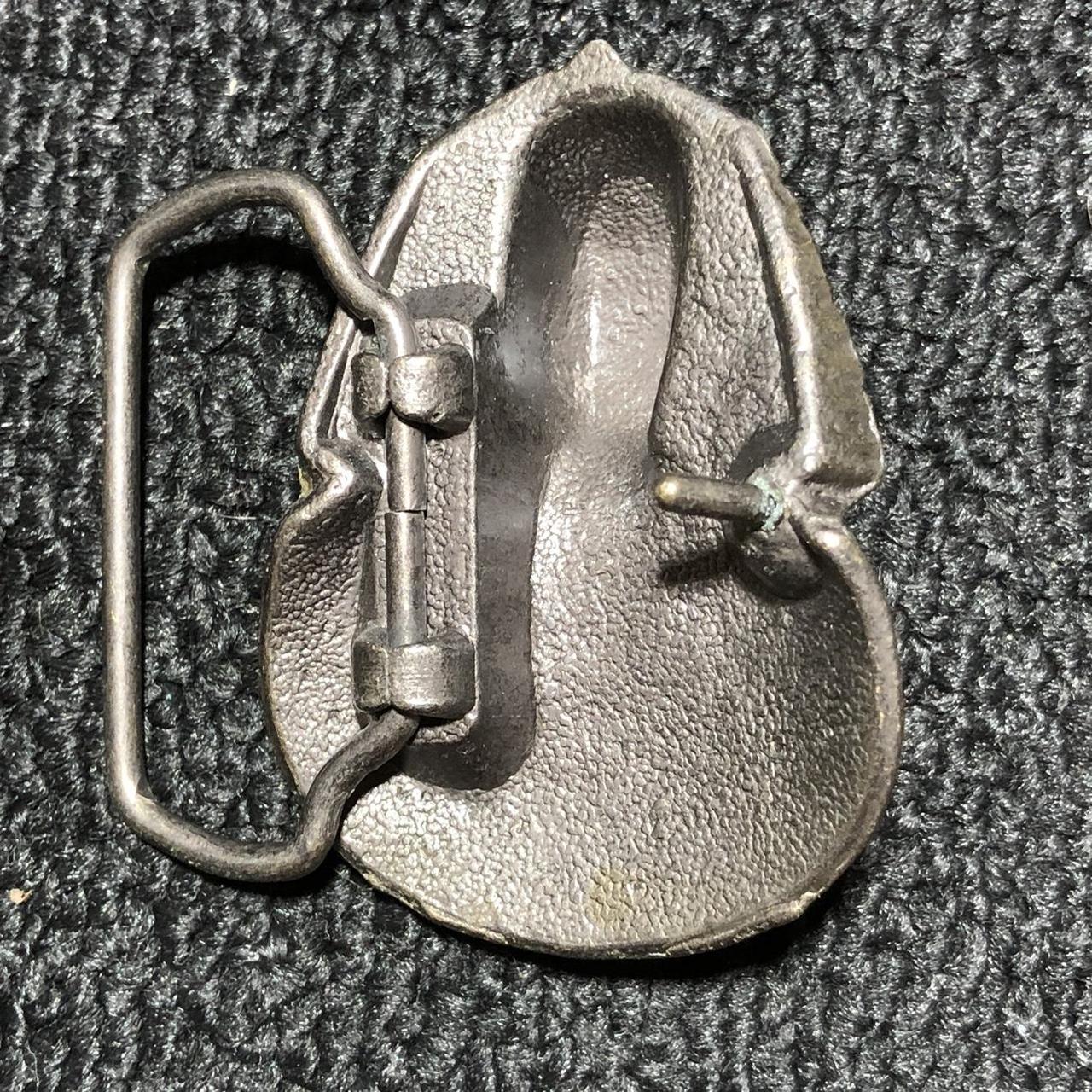 Vintage Egyptian Pharaoh King Tut 3D Belt Buckle.... - Depop