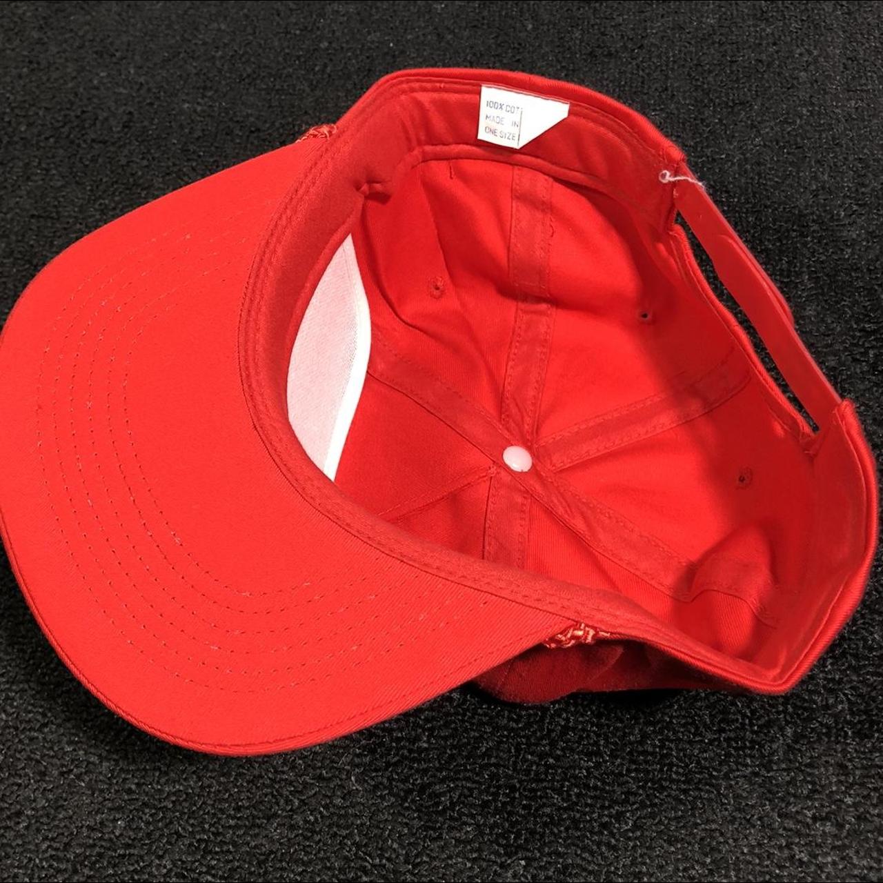 Vintage ABB Logo Promo Advertising Rope Red Trucker... - Depop