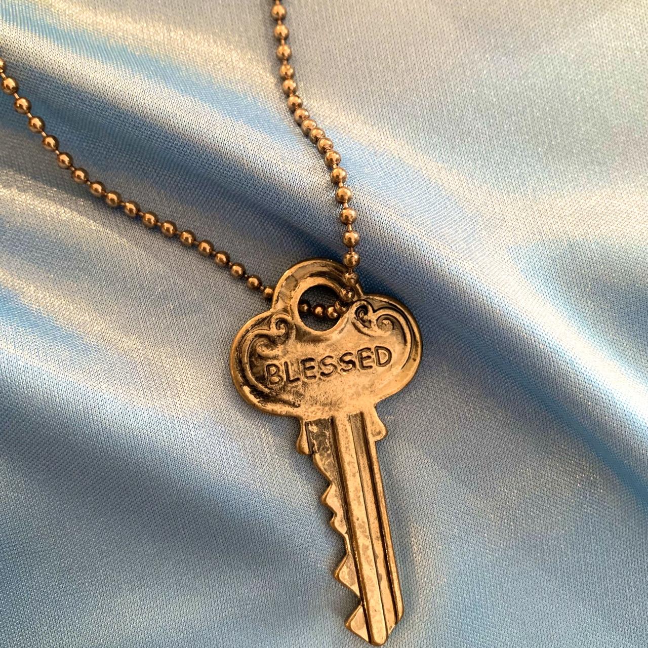 Blessed Key Necklace - Depop