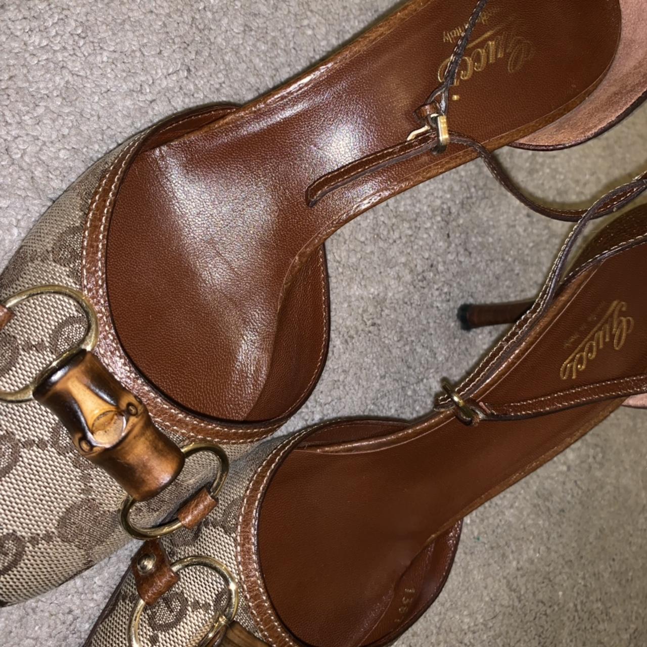 Used vintage Gucci heels. They’re in perfect... - Depop
