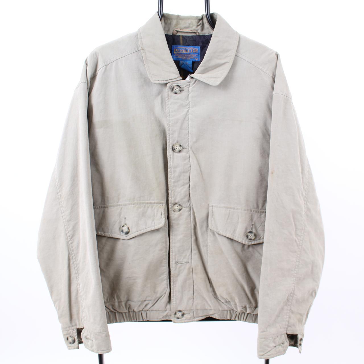 Men's Vintage Pendleton Jacket Size on Label: L Pit... - Depop